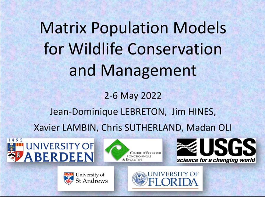 Matrix Population Models Lecture Slides And R Codes For A Workshop