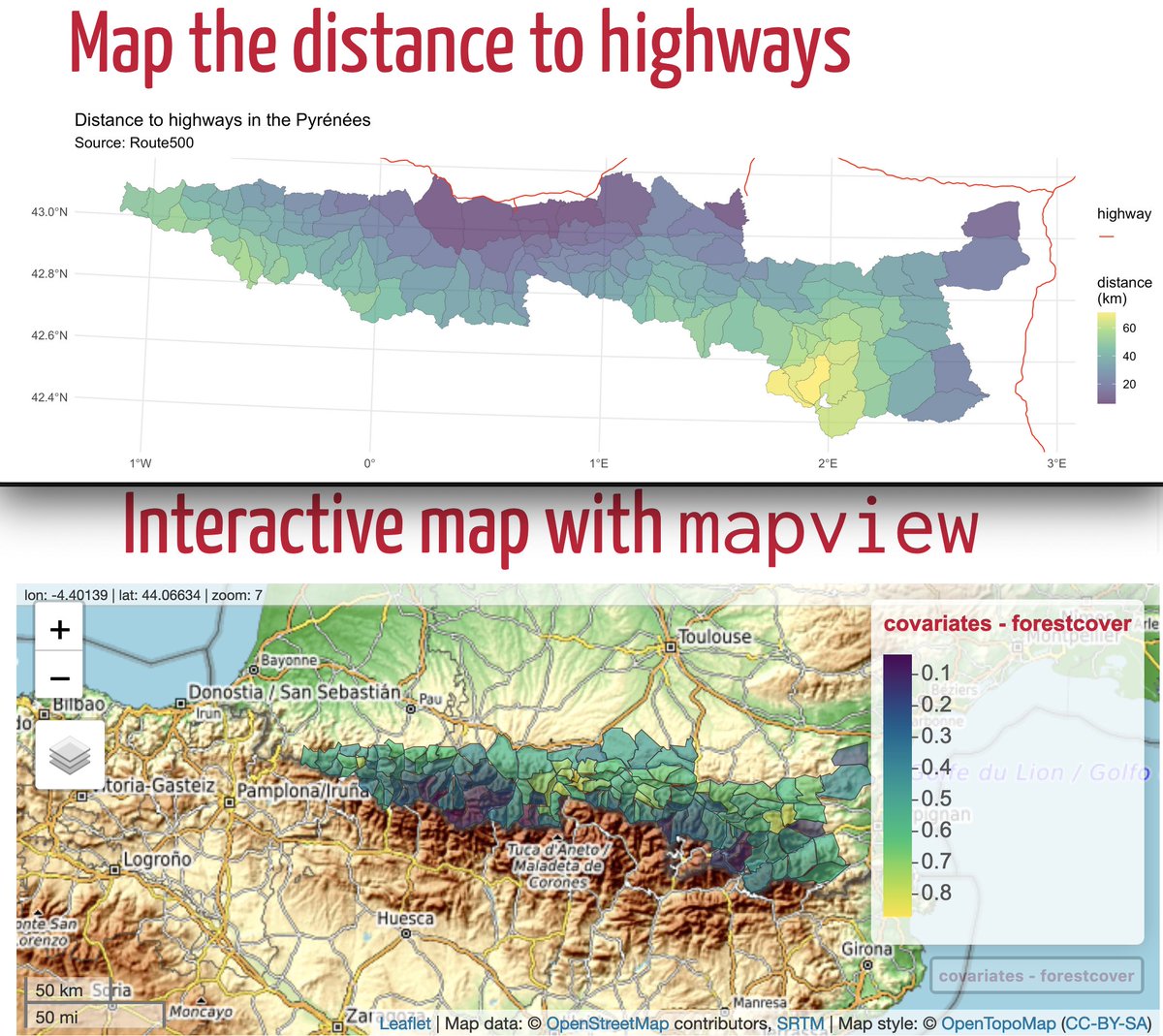 Introduction to GIS and mapping in R | Olivier Gimenez