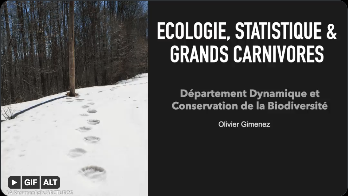 Visite du PDG du CNRS au CEFE | Olivier Gimenez